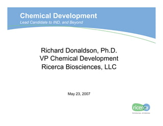 Chemical Development | PPT