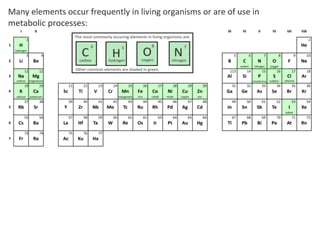 Chemical Elements and Water | PPTX