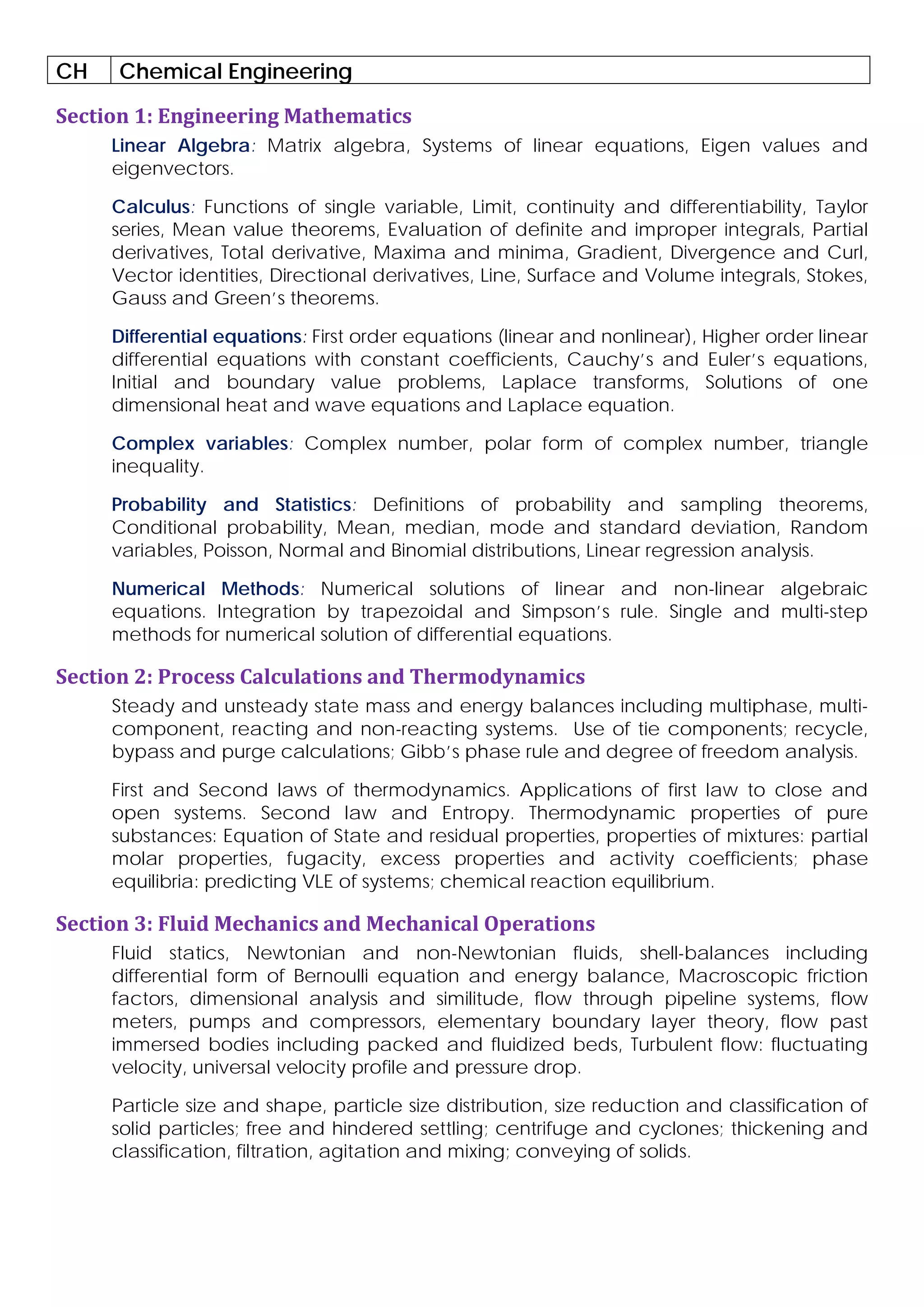 Chemical engineering | PDF