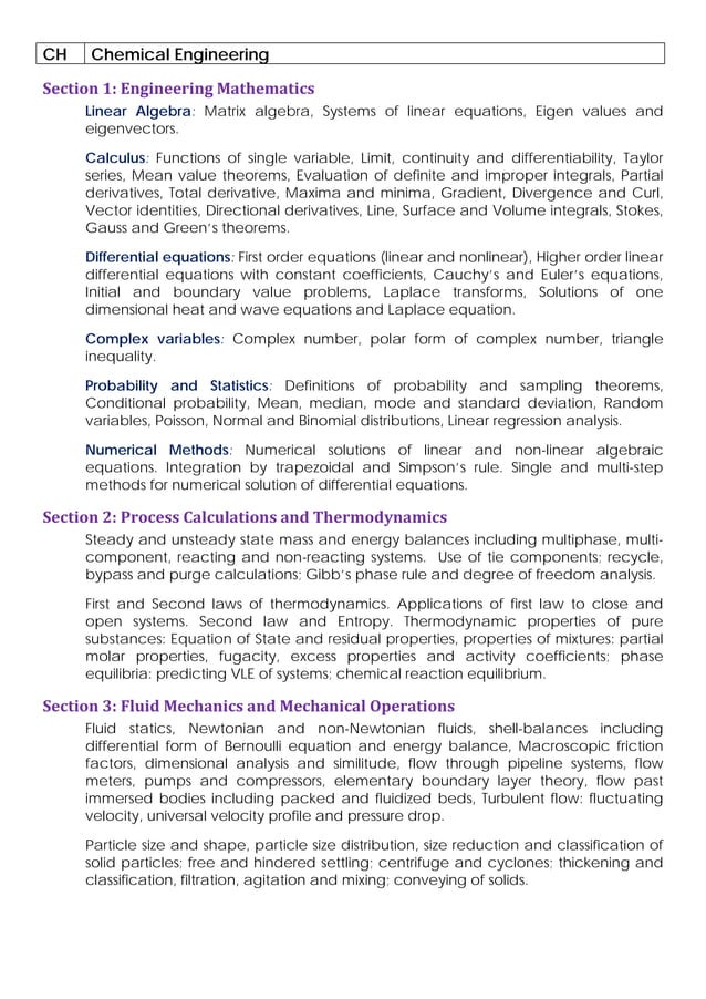Chemical engineering | PDF