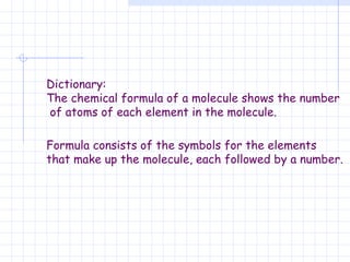 Structural Formula Definition