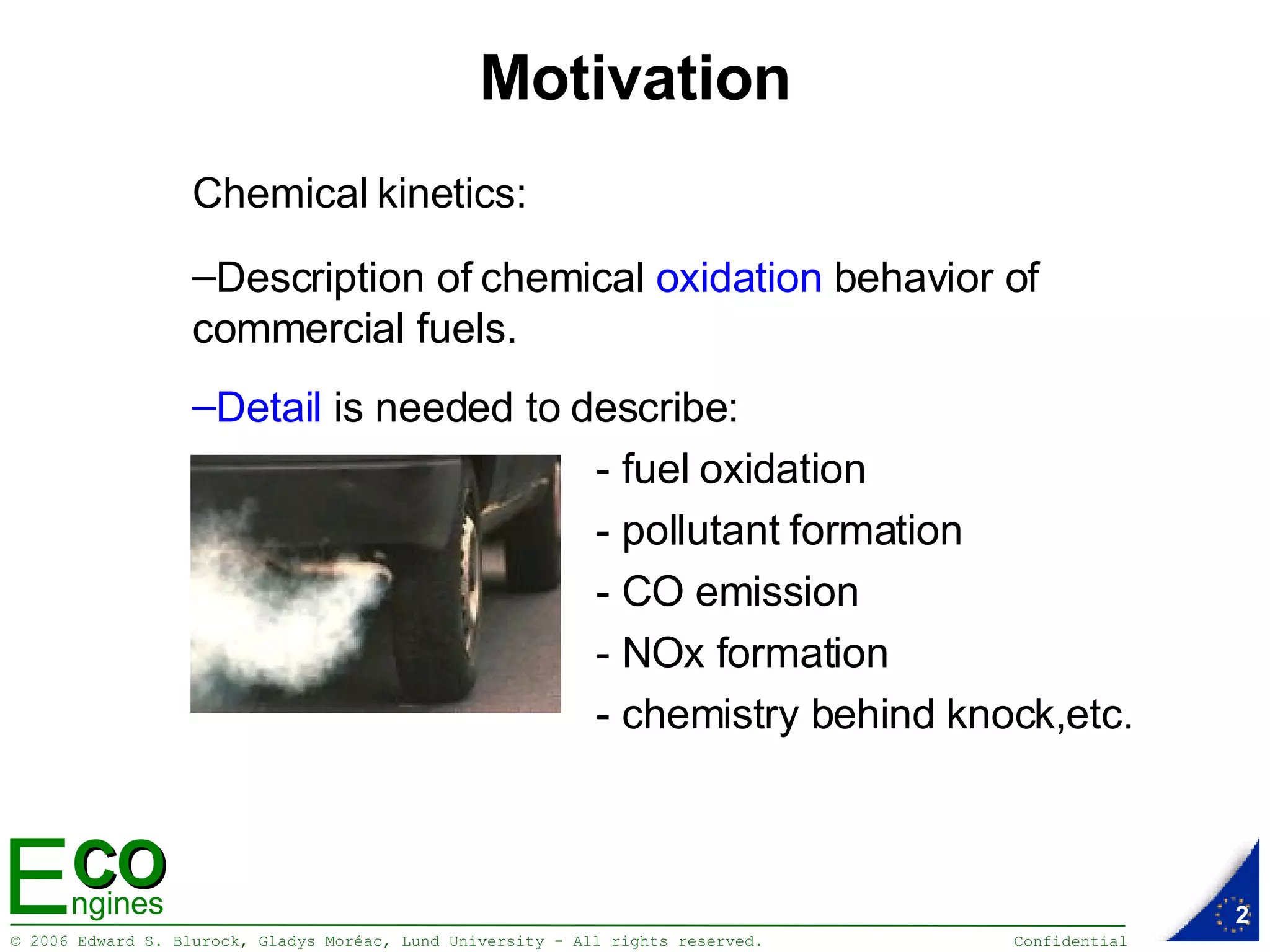 EcoEngines Chemical Kinetics | PPT | Chemistry | Science