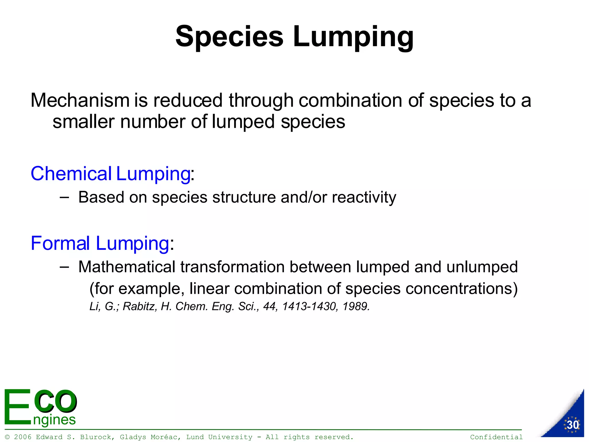 EcoEngines Chemical Kinetics | PPT