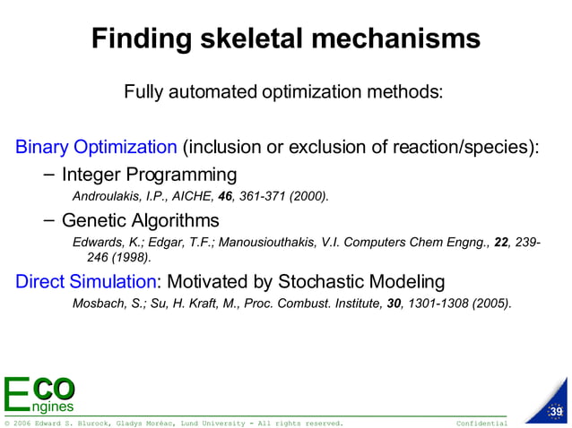 EcoEngines Chemical Kinetics | PPT | Chemistry | Science