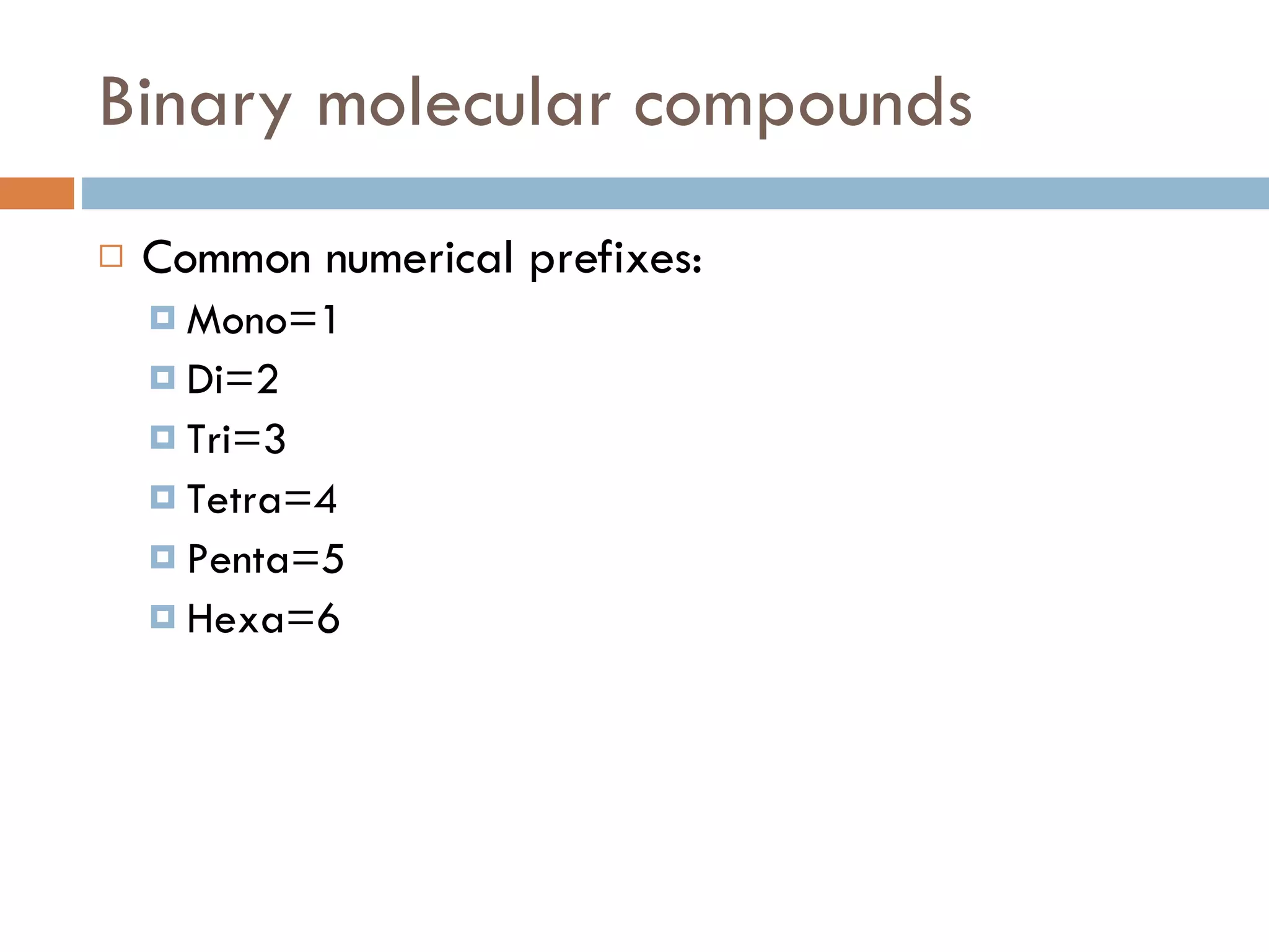 Chemical Nomenclature | PPT