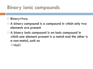 Chemical Nomenclature | PPT
