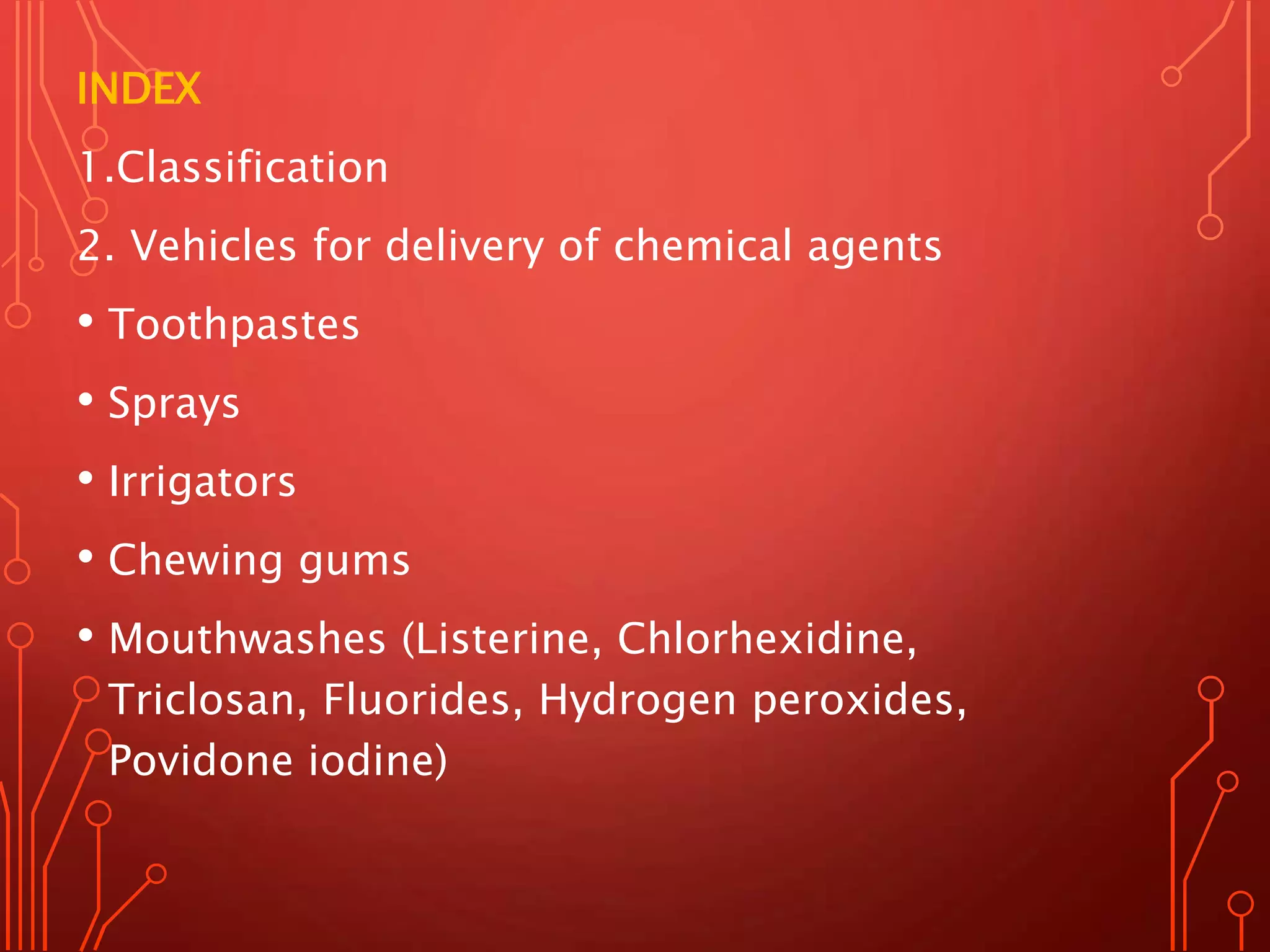 Chemical Plaque Control | PPT