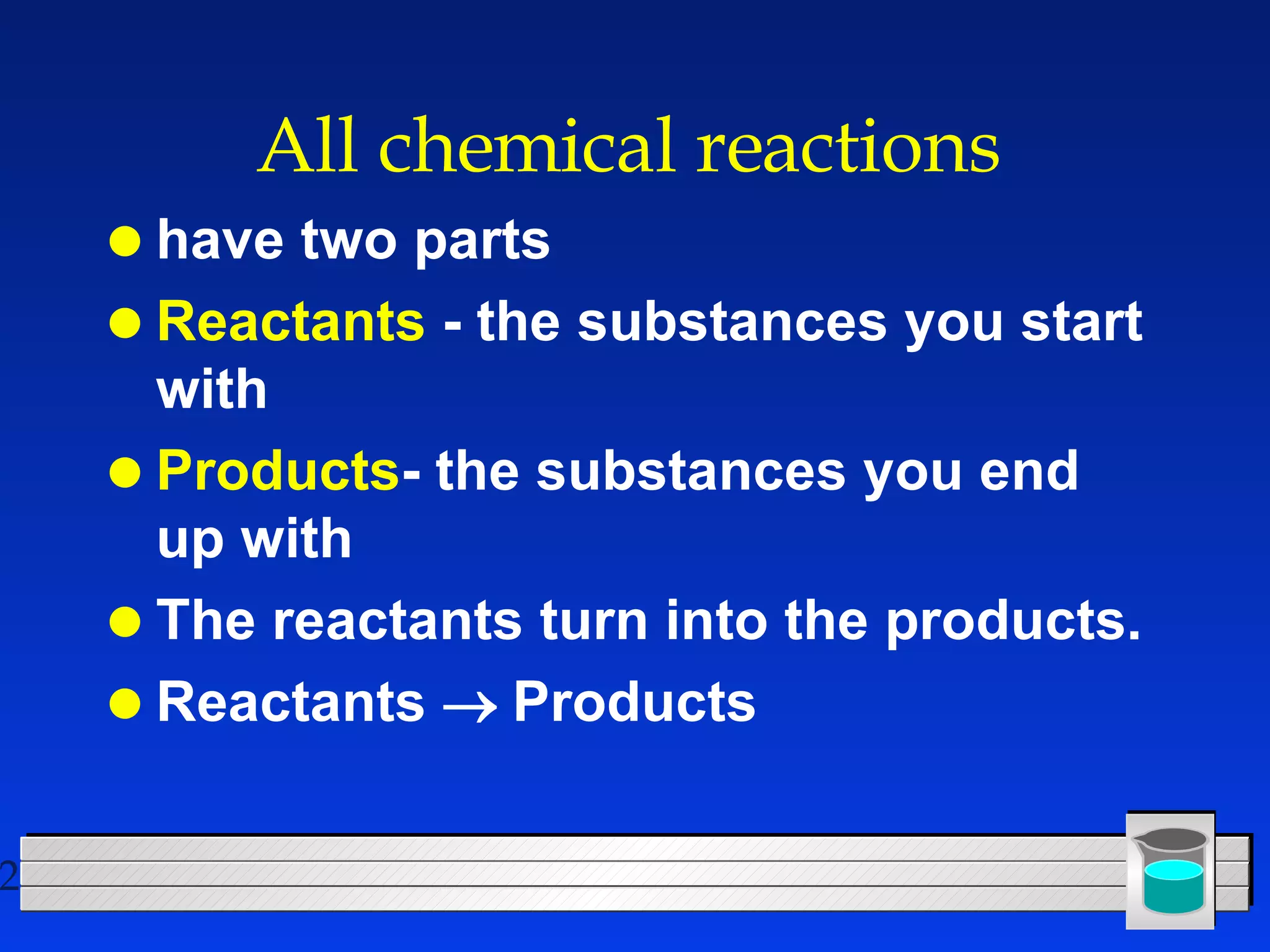 Chemical Reactions Notes | PPT