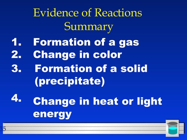 Chemical Reactions Notes | PPT