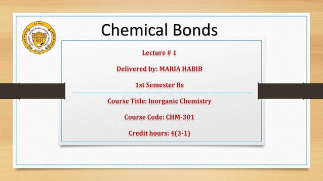 Chemical%20Bonds.pptx | Chemistry | Science