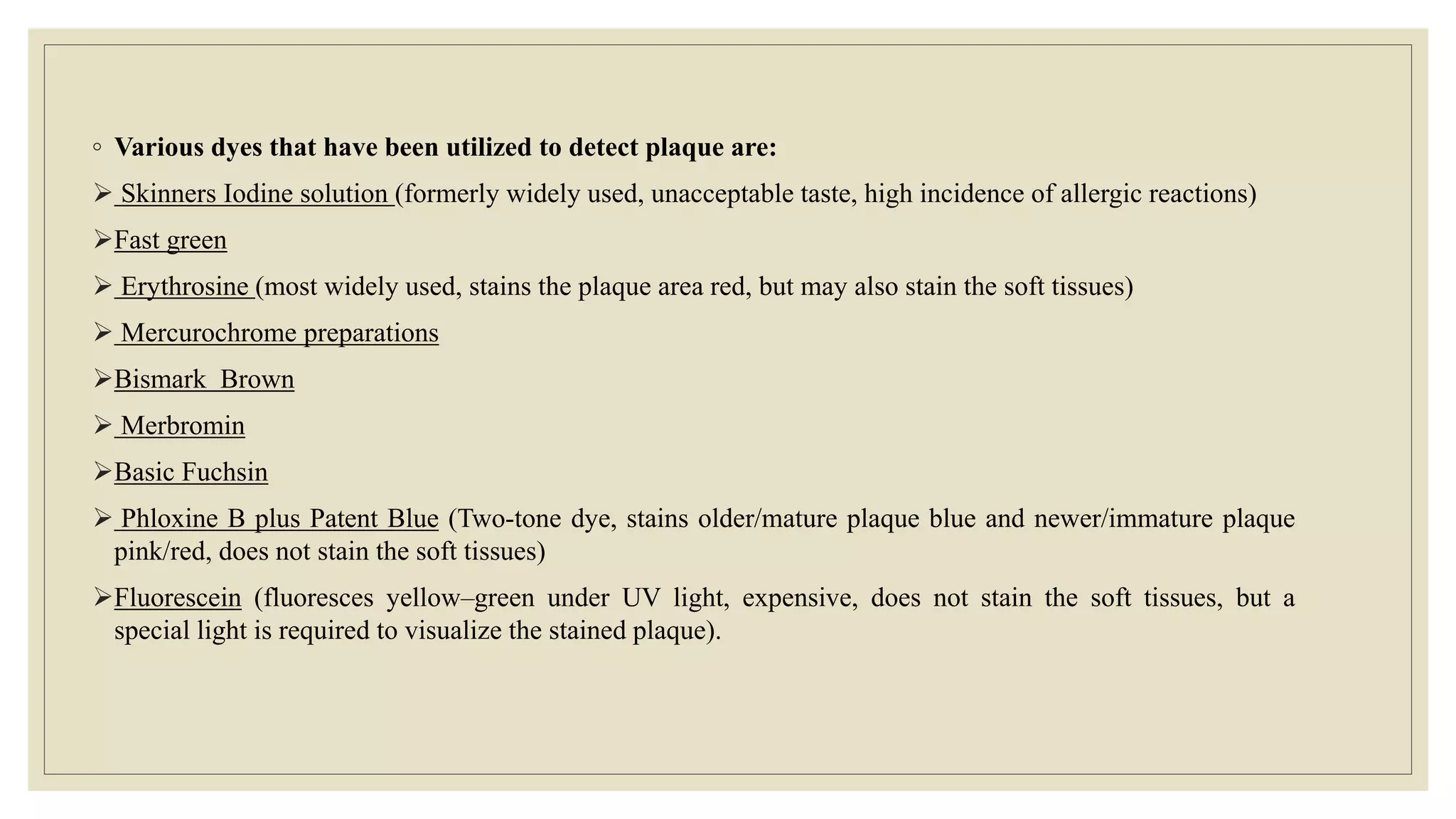 Chemical plaque control methods | PPTX