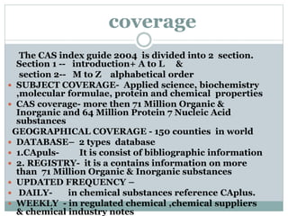 Chemical abstract | PPTX