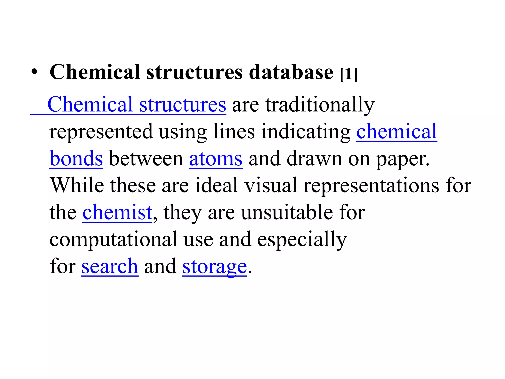 Chemical abstract and patent database | PPTX
