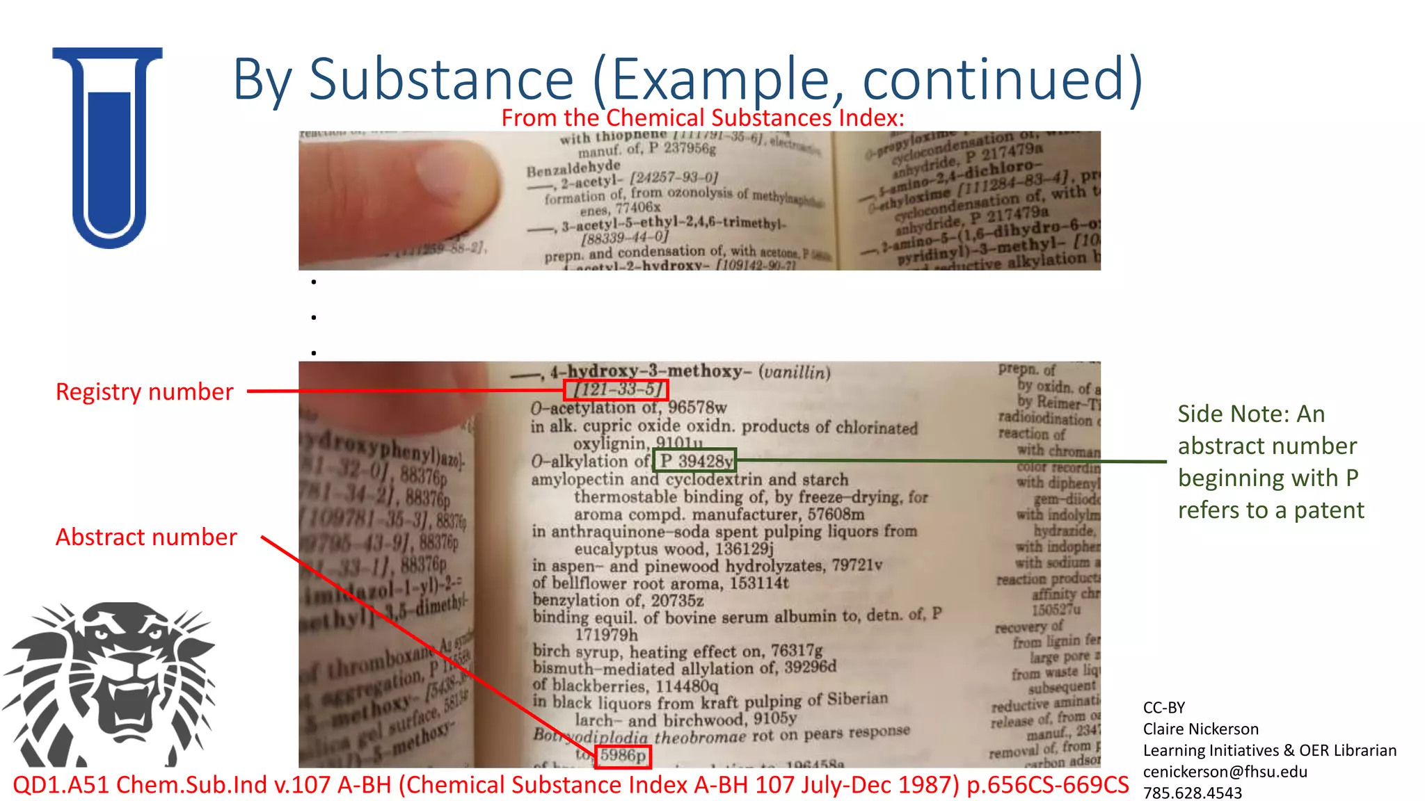 How to Use Chemical Abstracts (in Print) | PPTX