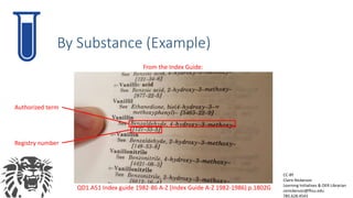 How to Use Chemical Abstracts (in Print) | PPTX