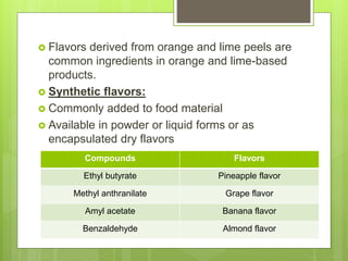 Chemical additives as non preservatives | PPT