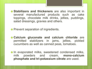 Chemical additives as non preservatives | PPT
