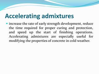 Cement Chemical admixtures | PPT
