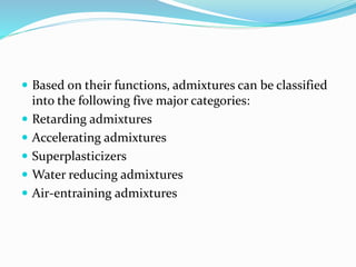 Cement Chemical admixtures | PPT