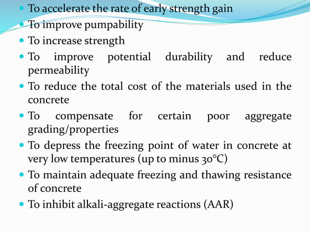 Cement Chemical admixtures | PPT