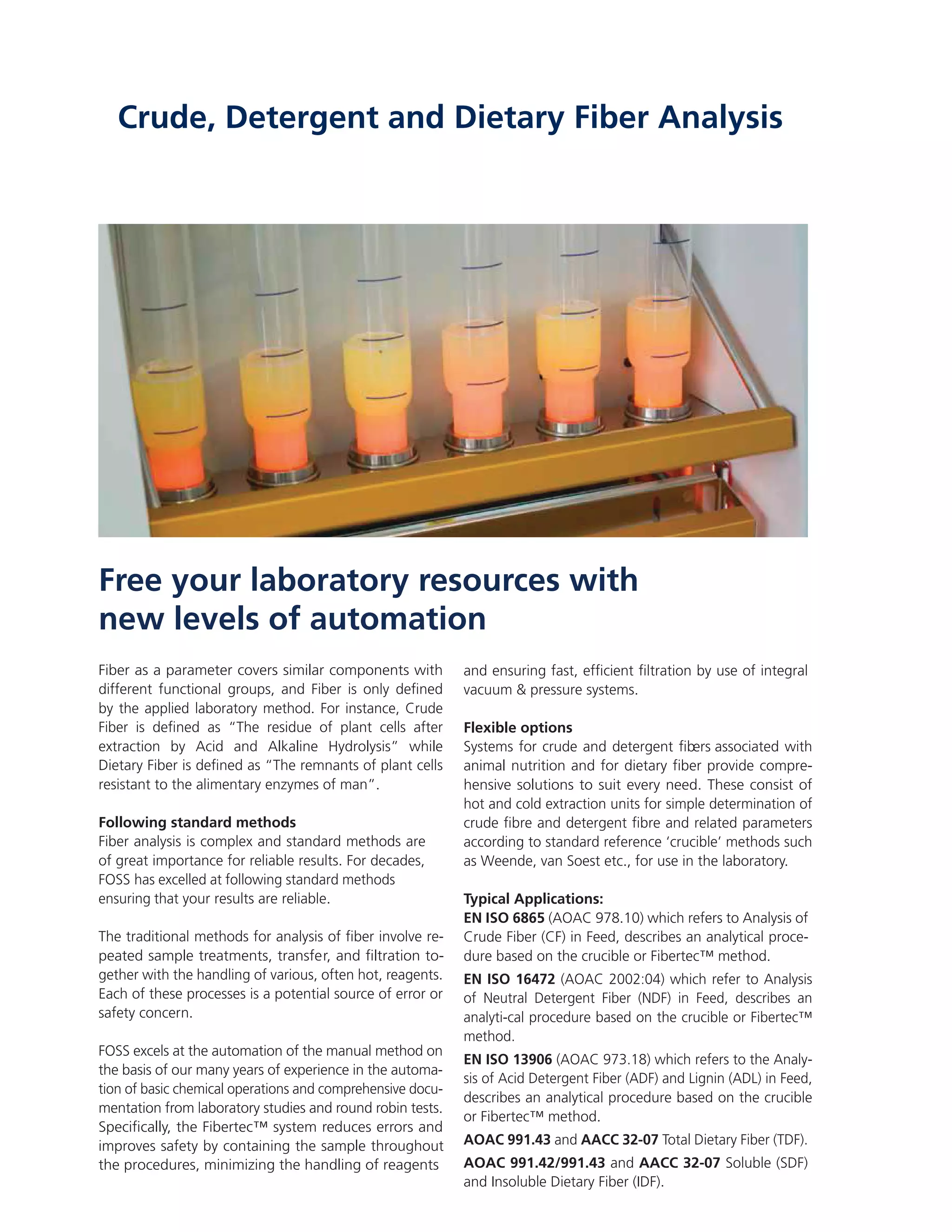 FOSS Laboratory Analysis Solutions | PDF