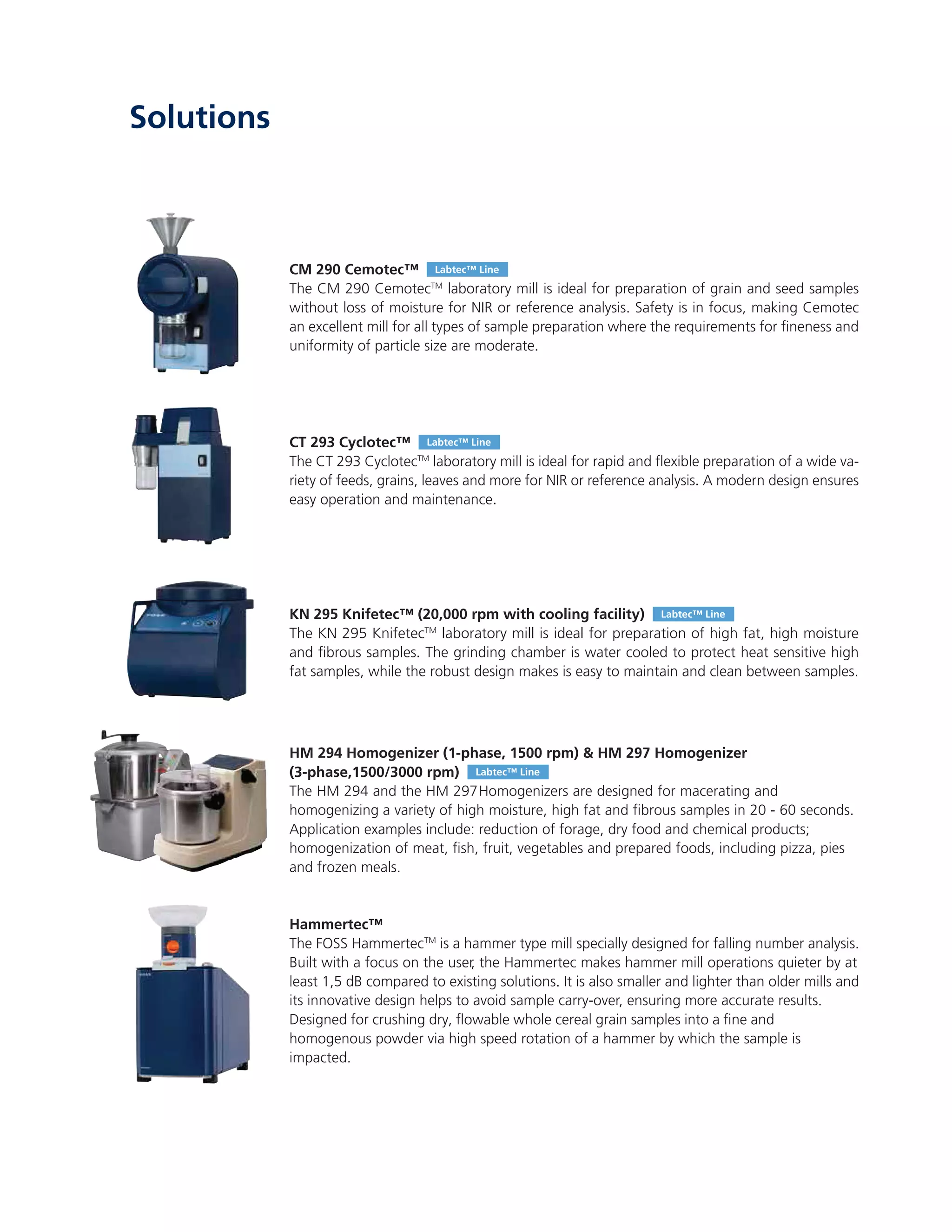 FOSS Laboratory Analysis Solutions | PDF