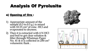 Chemical Analysis Of Ores For Principal Constituents ppt.pptx