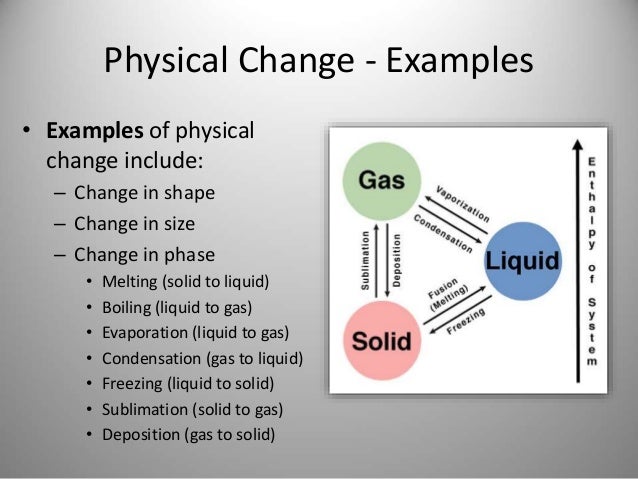 Chemical and physical changes PPT Bigger version | PPT
