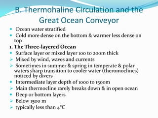 Chemical and physical features of seawater and the | PPTX