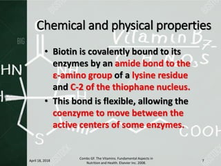 Chemical and physical properties of biotin | PPT