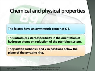 Chemical and physical properties of folate | PPSX