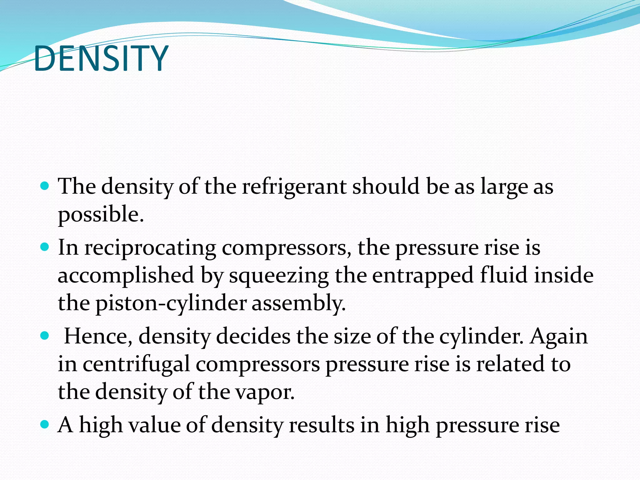 Chemical and physical properties of refrigerants | PPTX
