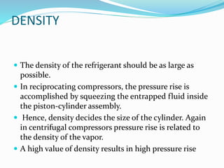 Chemical and physical properties of refrigerants | PPTX
