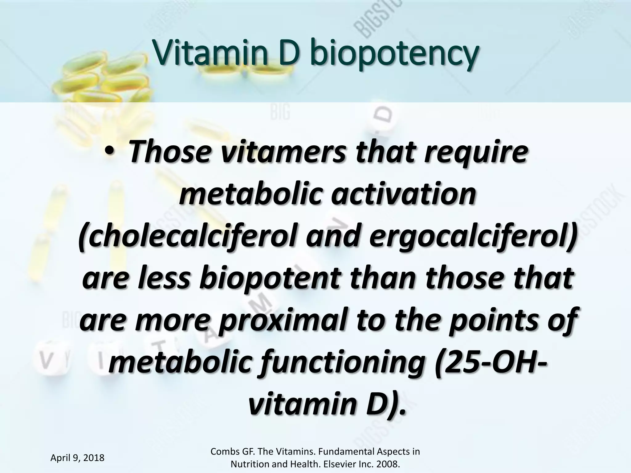 Chemical and physical properties of vitamin D | PPSX