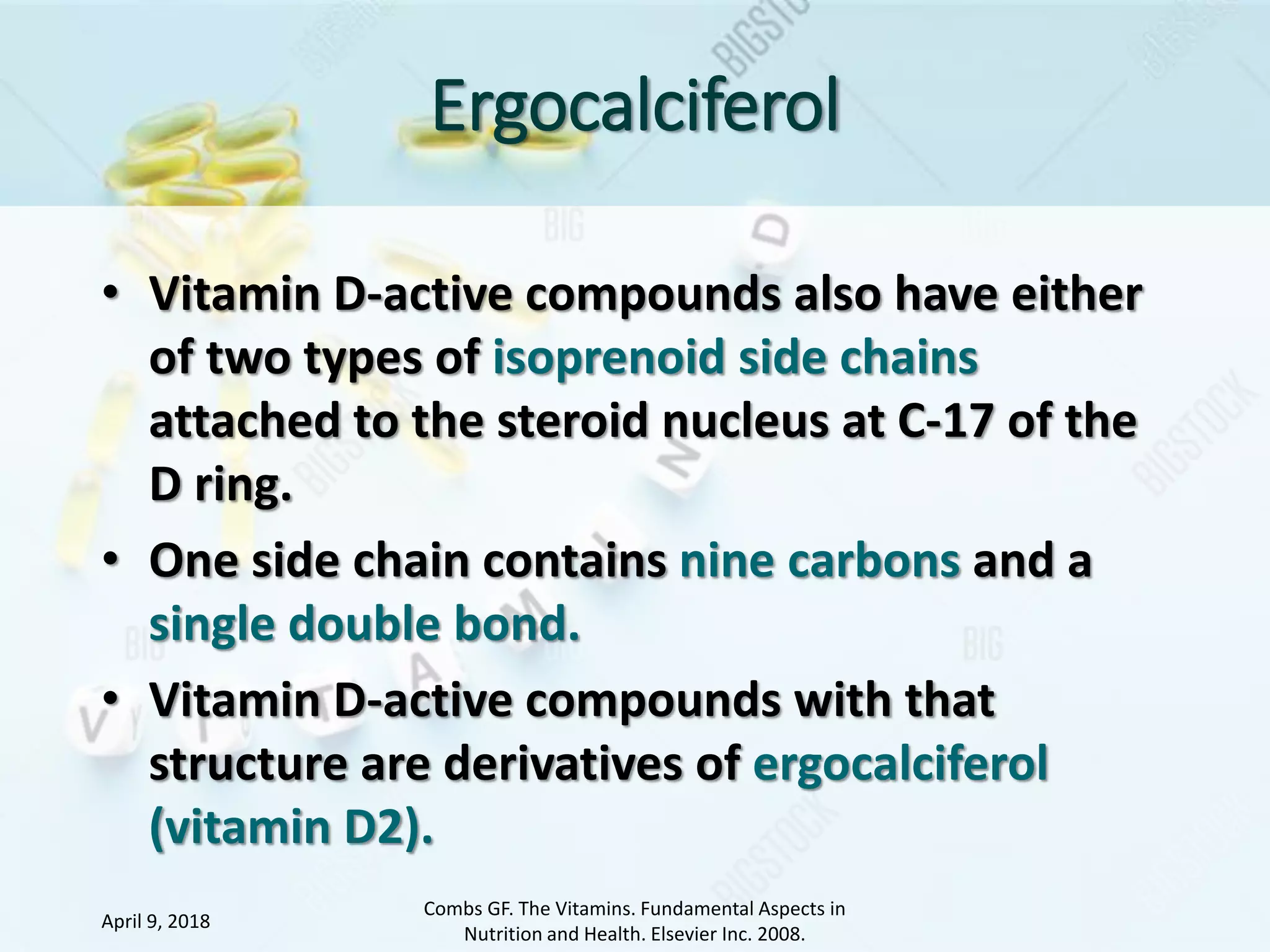 Chemical and physical properties of vitamin D | PPSX