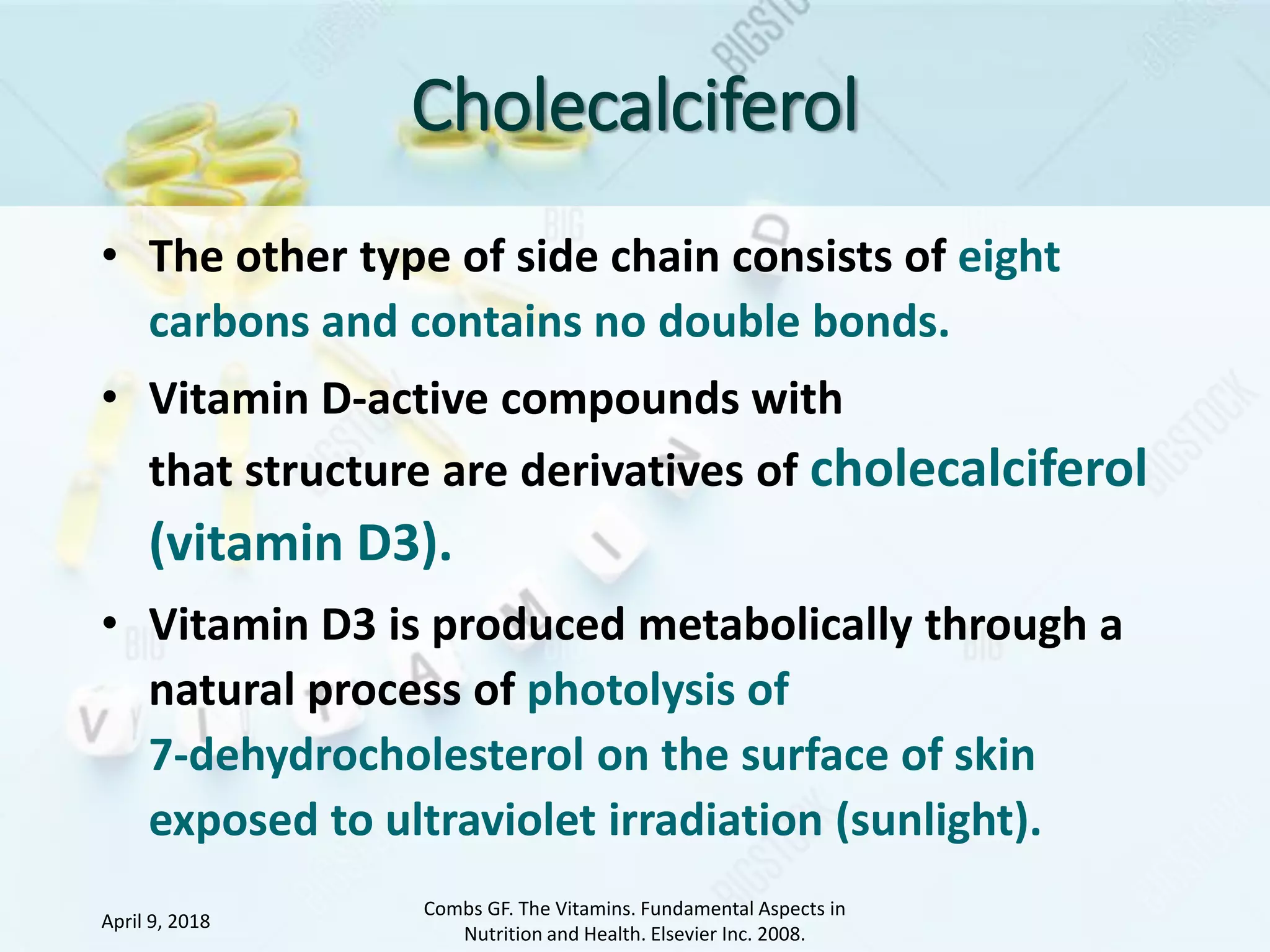Chemical and physical properties of vitamin D | PPSX