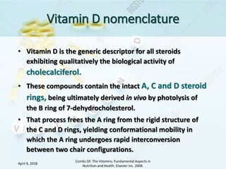 Chemical and physical properties of vitamin D | PPSX