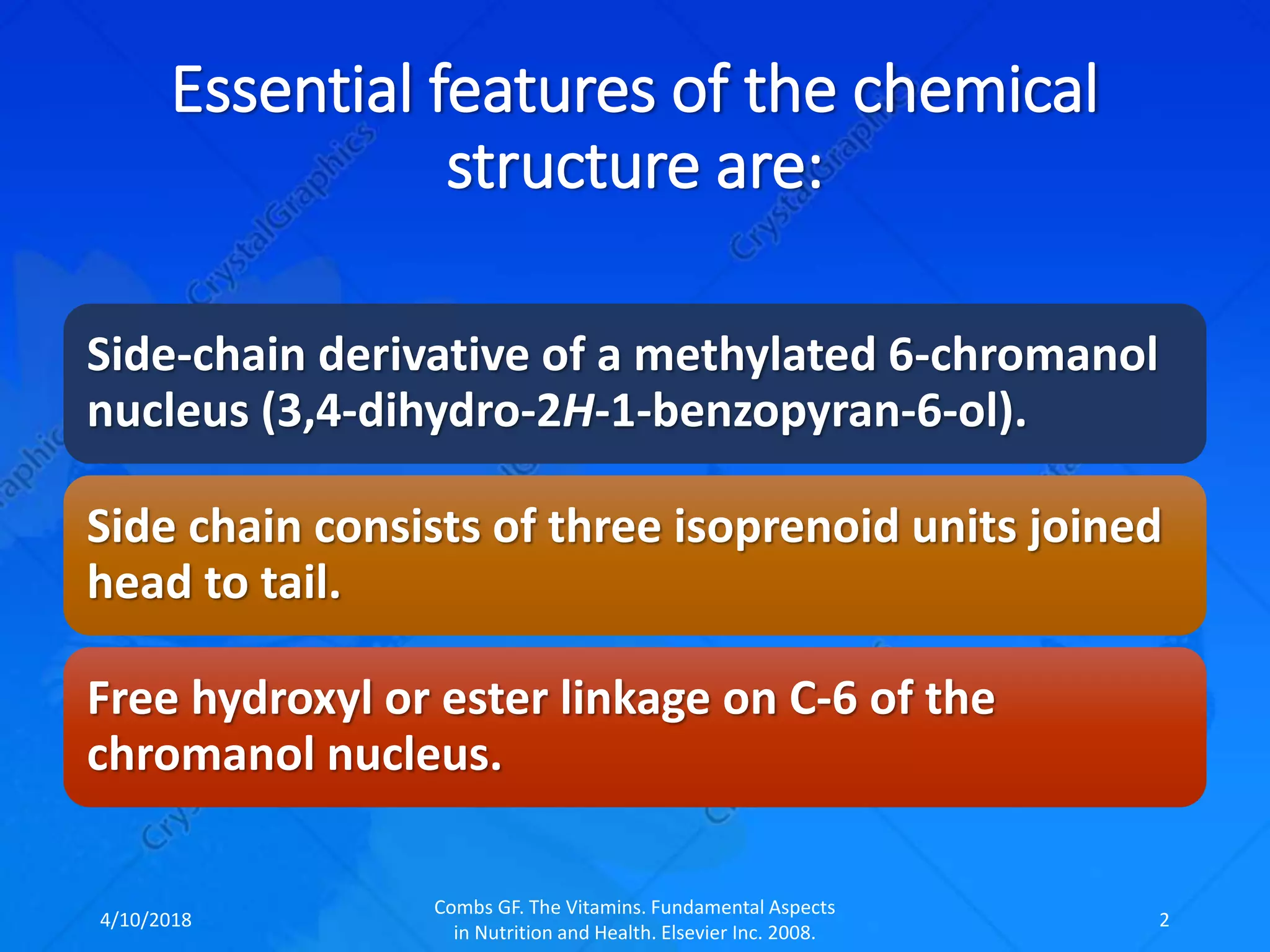 Chemical and physical properties of vitamin E | PPSX