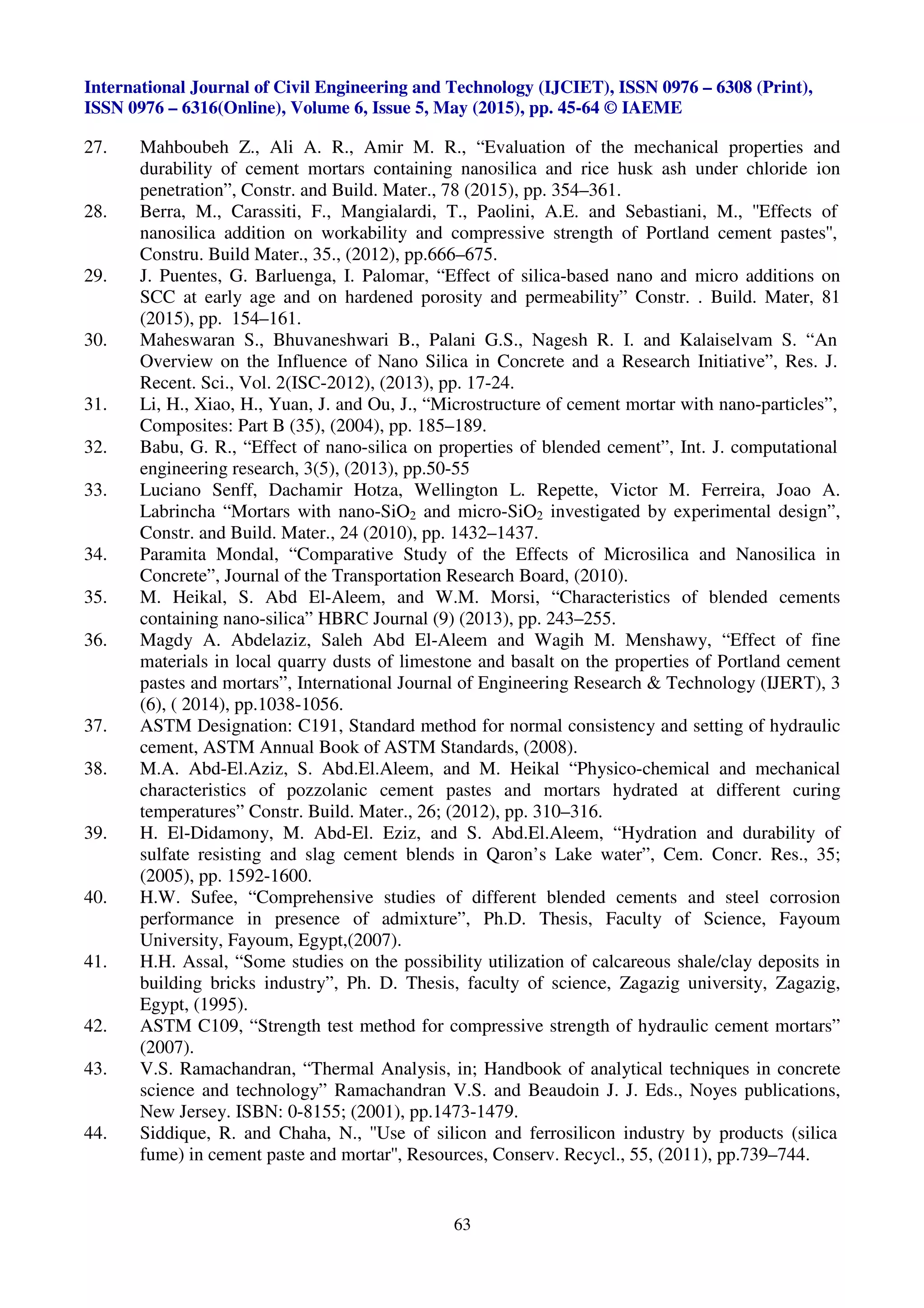 CHEMICAL AND PHYSICO-MECHANICAL PROPERTIES OF COMPOSITE CEMENTS ...