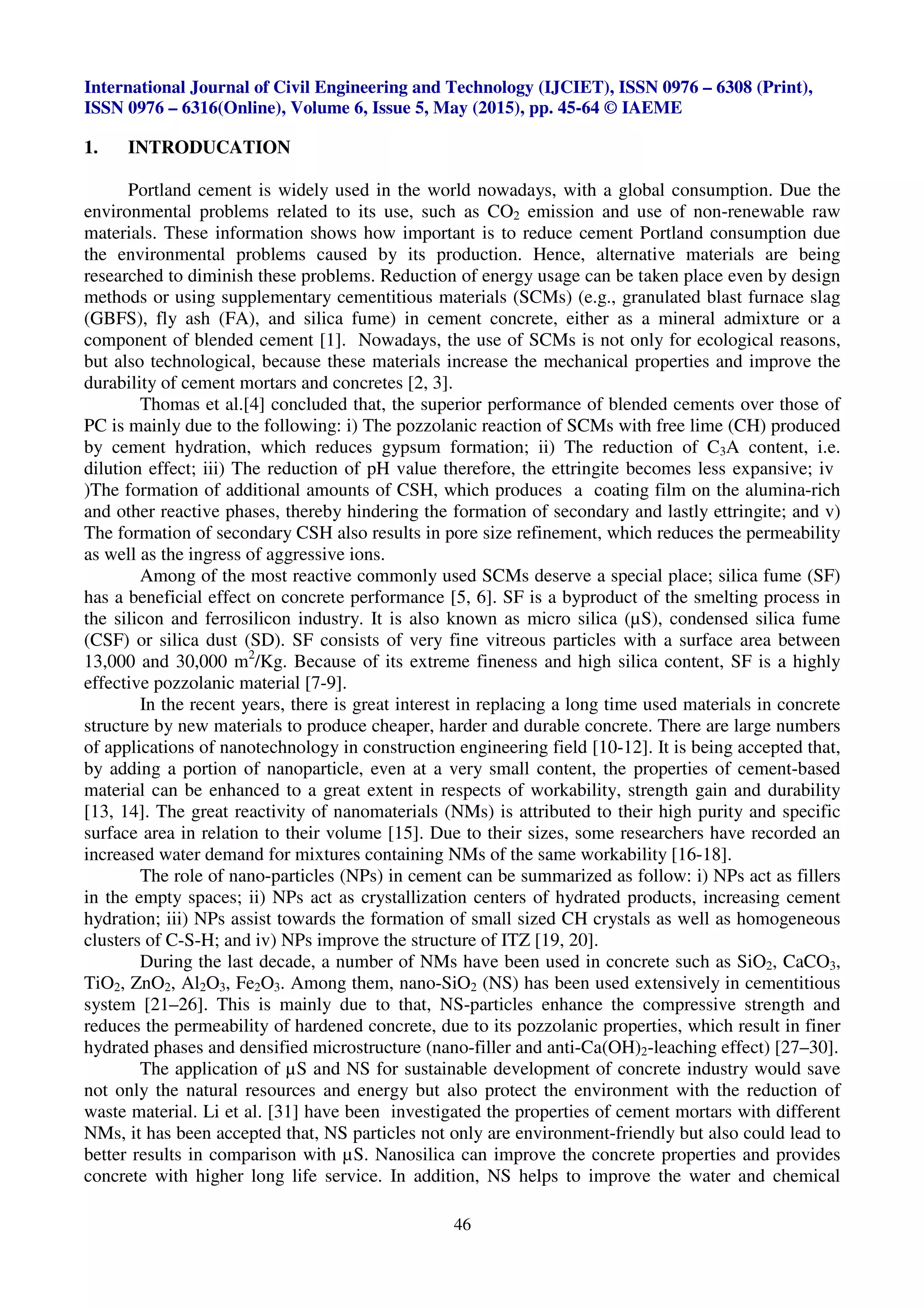 CHEMICAL AND PHYSICO-MECHANICAL PROPERTIES OF COMPOSITE CEMENTS ...
