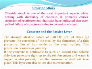 Chemical attack in concrete | PPT
