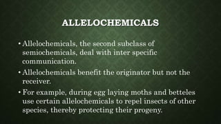 Chemical attraction in moths & honey bees | PPTX