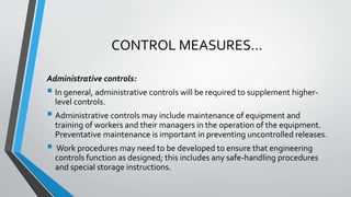 Chemical based hazards in pharmaceutical | PPTX