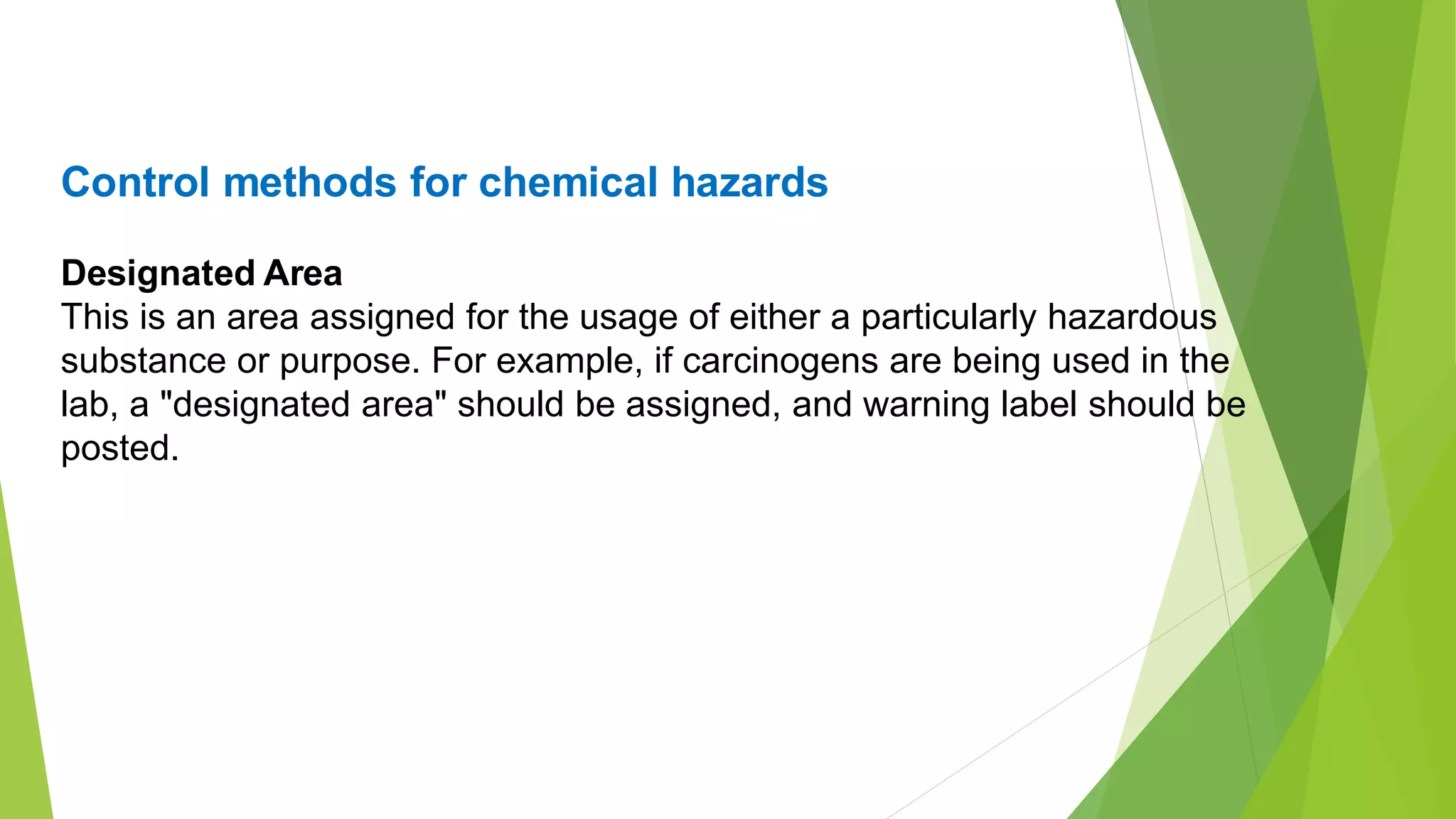 Chemical based hazards | PPTX