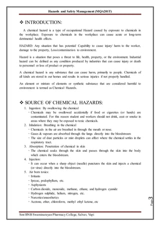 Chemical based hazards word | DOCX
