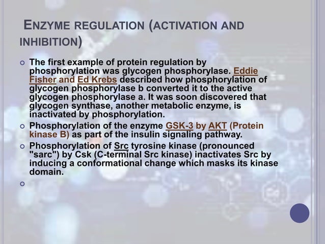 protein phosphorylation | PPTX | Endocrine and Metabolic Diseases | Diseases and Conditions