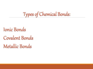 Chemical bond | PPTX