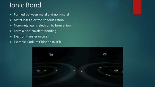 Chemical bond | PPTX