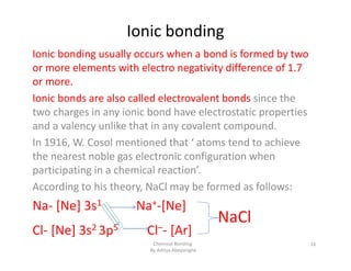 Chemical bonding 1 | PDF