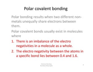Chemical bonding 1 | PDF
